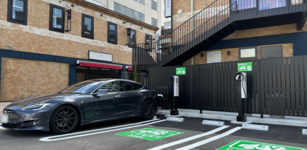 [EV充電導入事例]Plaza Fontana-Numazu Station-（静岡県） ｜EV充電エネチェンジ